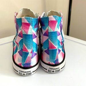 Converse | Shoes | Converse Hi Top Pastel Triangles Bright Violet Turbo ...